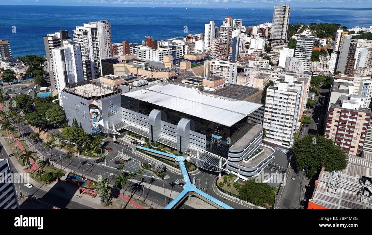 aerial view of Barra Shopping Mall salvador, bahia, brazil - may 11 ...
