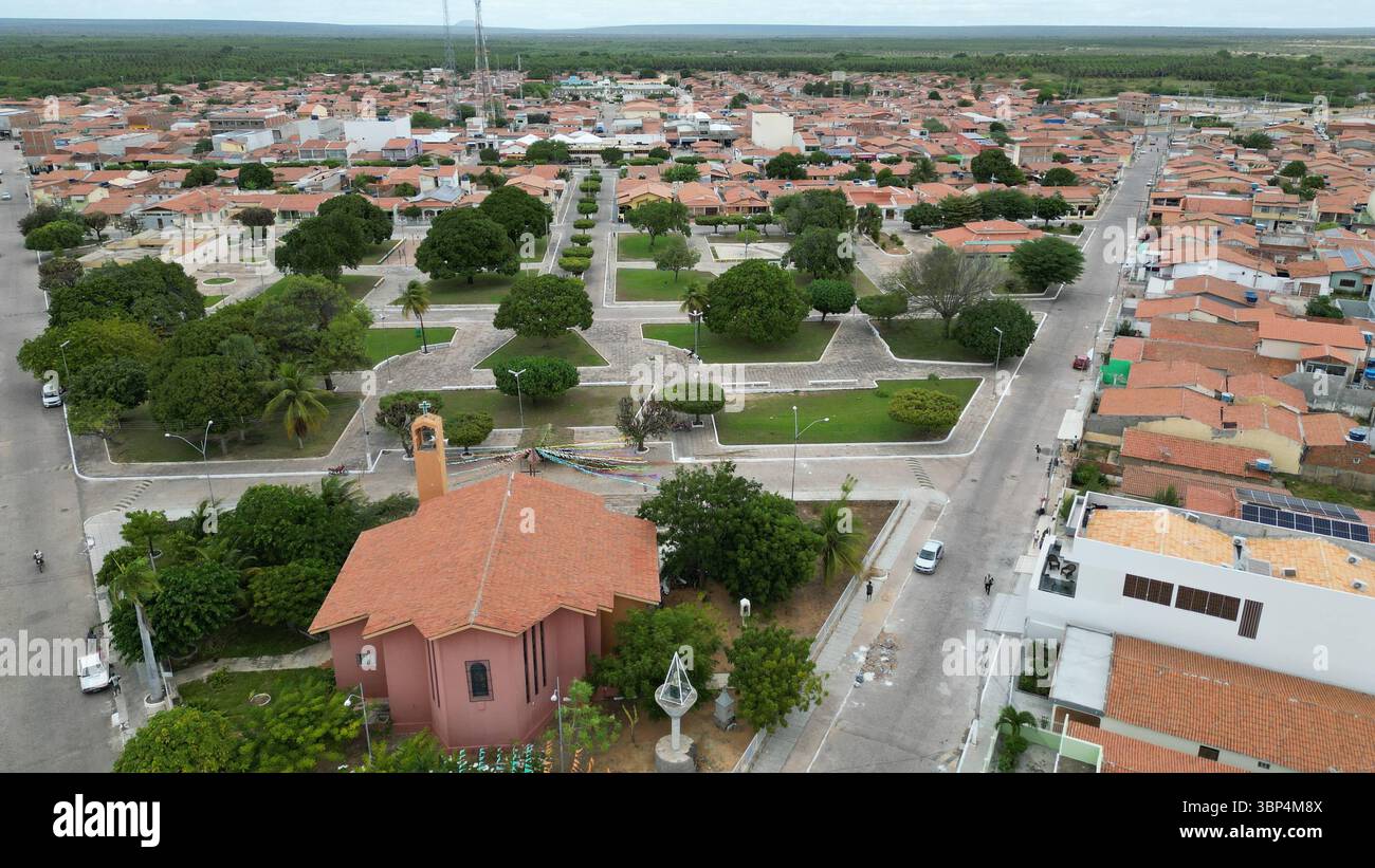 city of Rodelas in Bahia rodelas, bahia, brazil - june 15, 2024: aerial ...