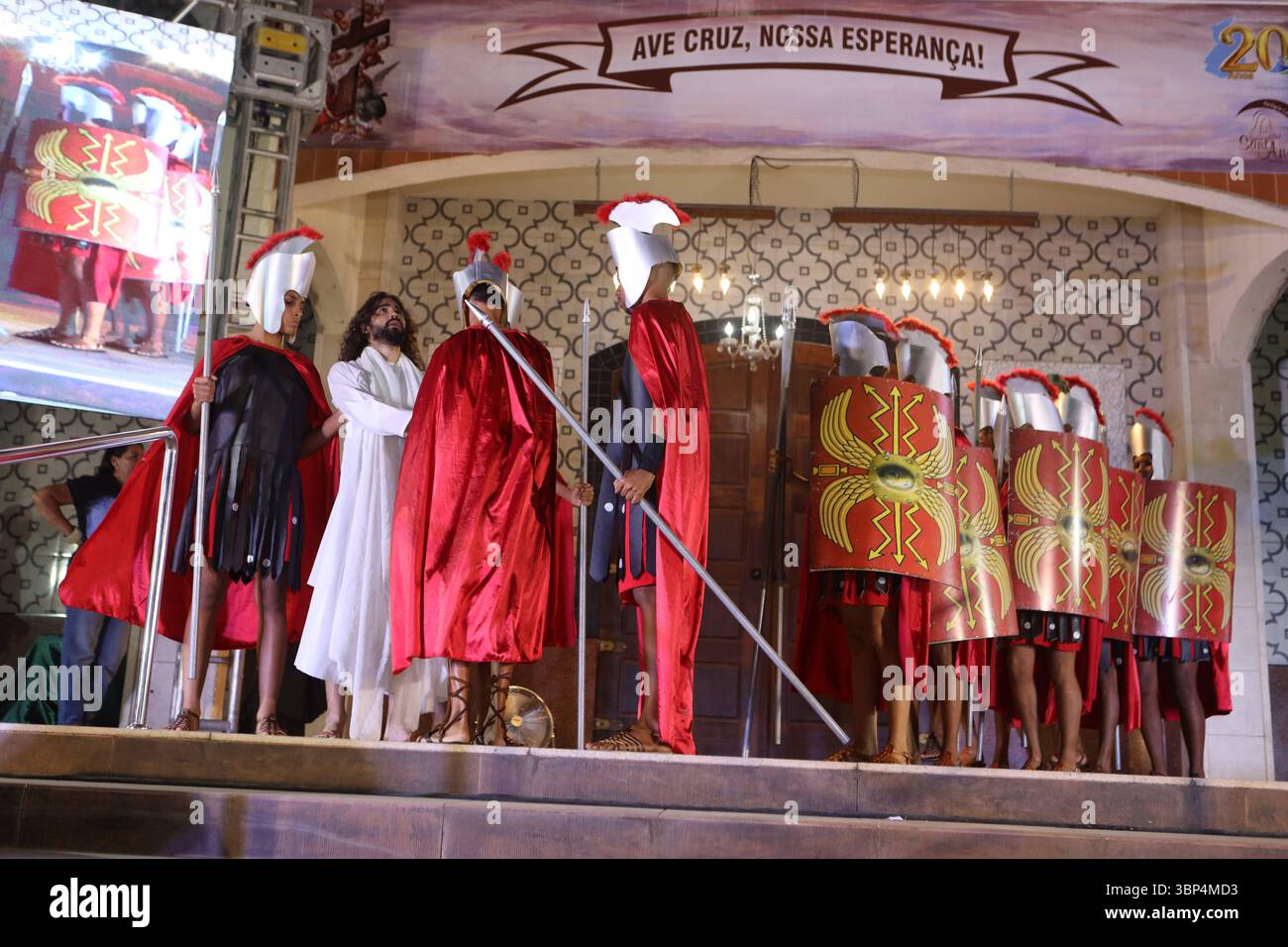 reenactment of the passion of christ serrinha, bahia, brazil - april 17 ...