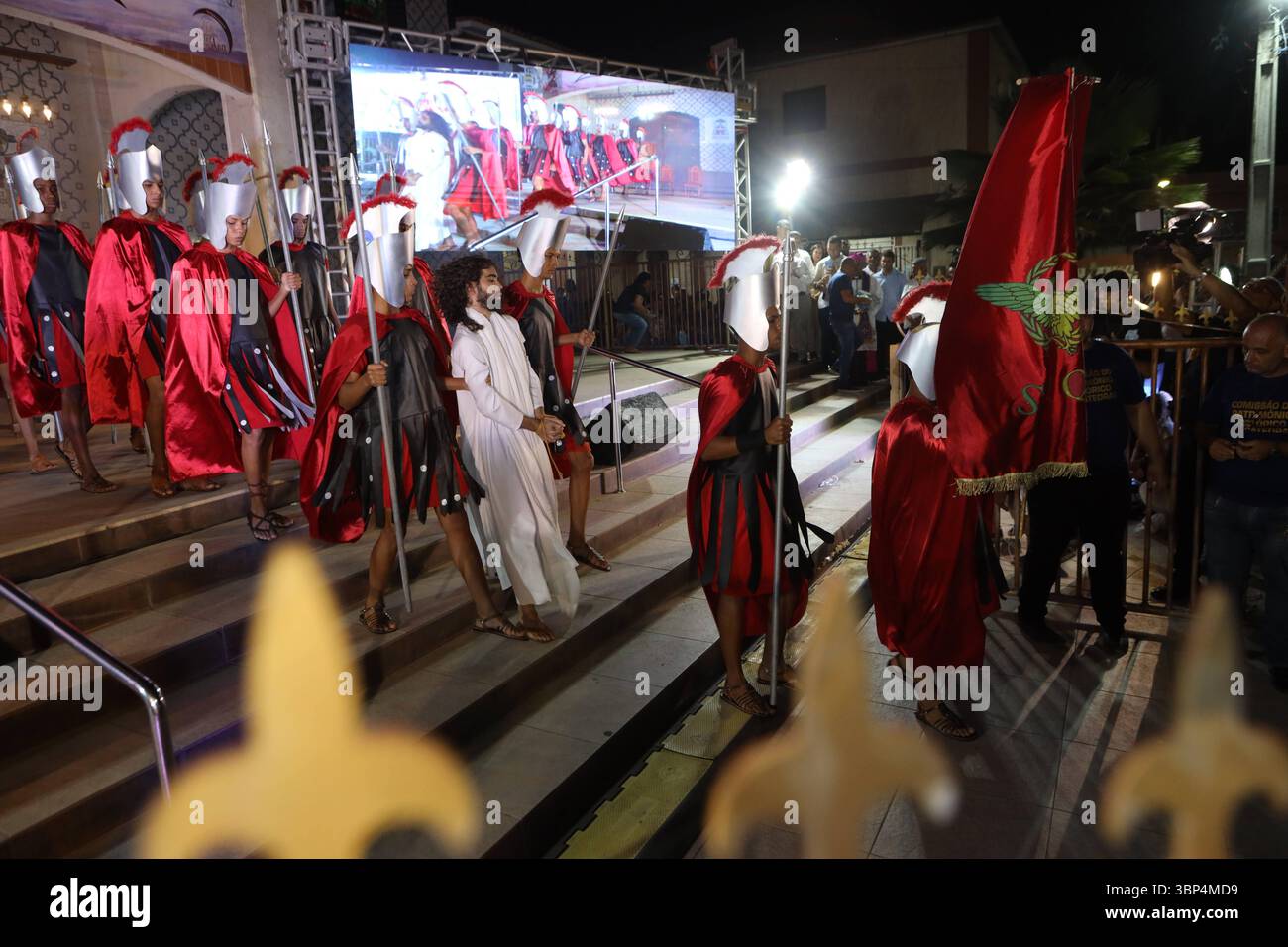 reenactment of the passion of christ serrinha, bahia, brazil - april 17 ...