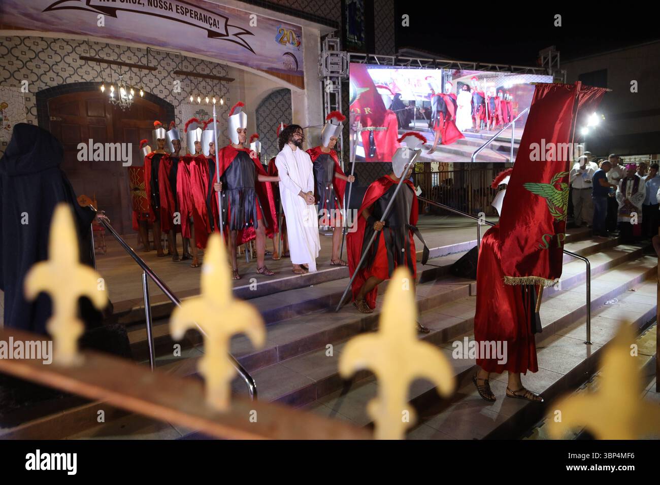 reenactment of the passion of christ serrinha, bahia, brazil - april 17 ...