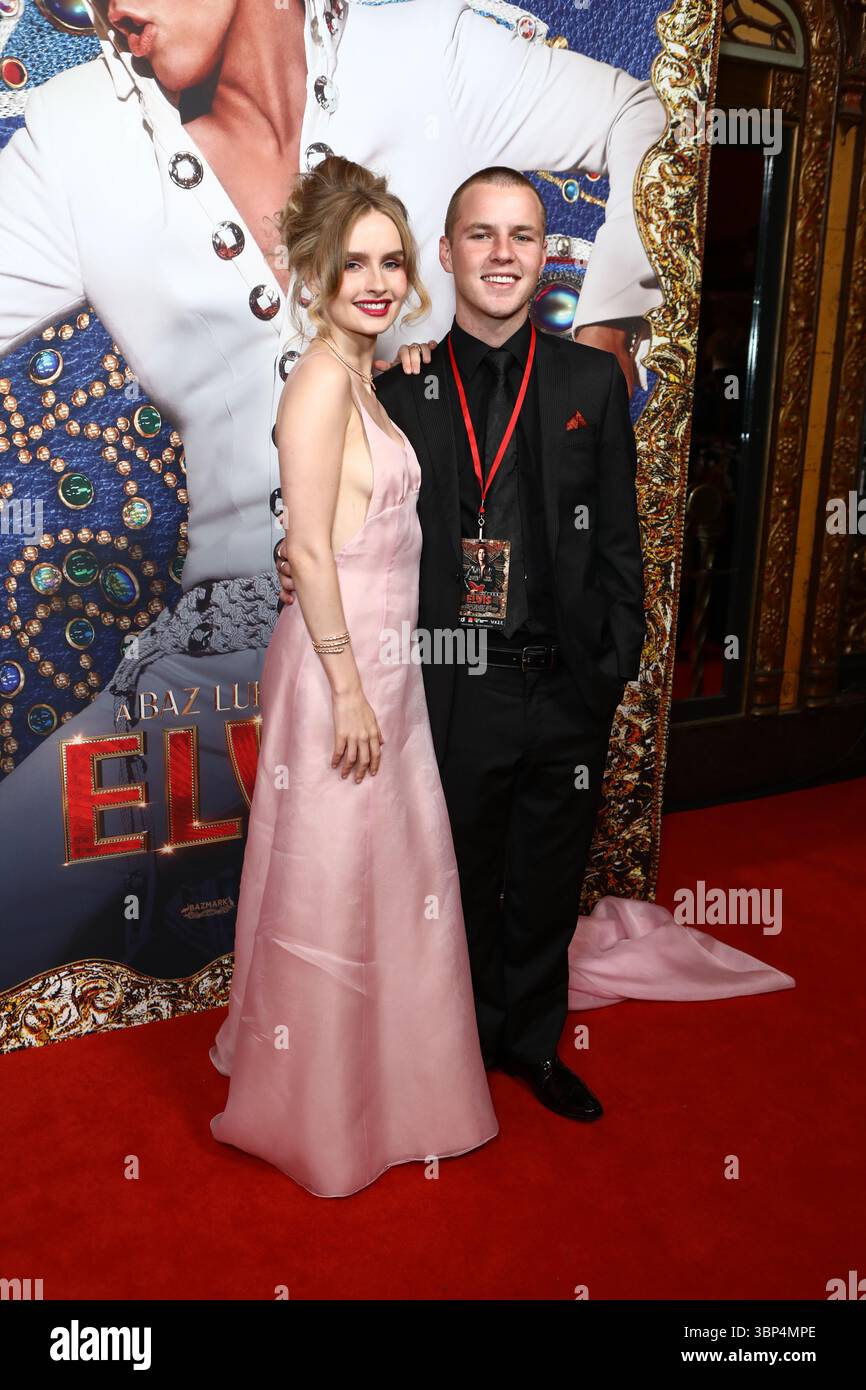 ** walk the red carpet at the Sydney premiere of Elvis the movie at the ...