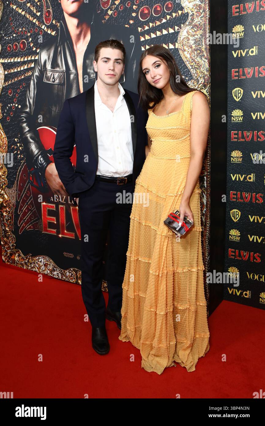 TBC walk the red carpet at the Sydney premiere of Elvis the movie at ...