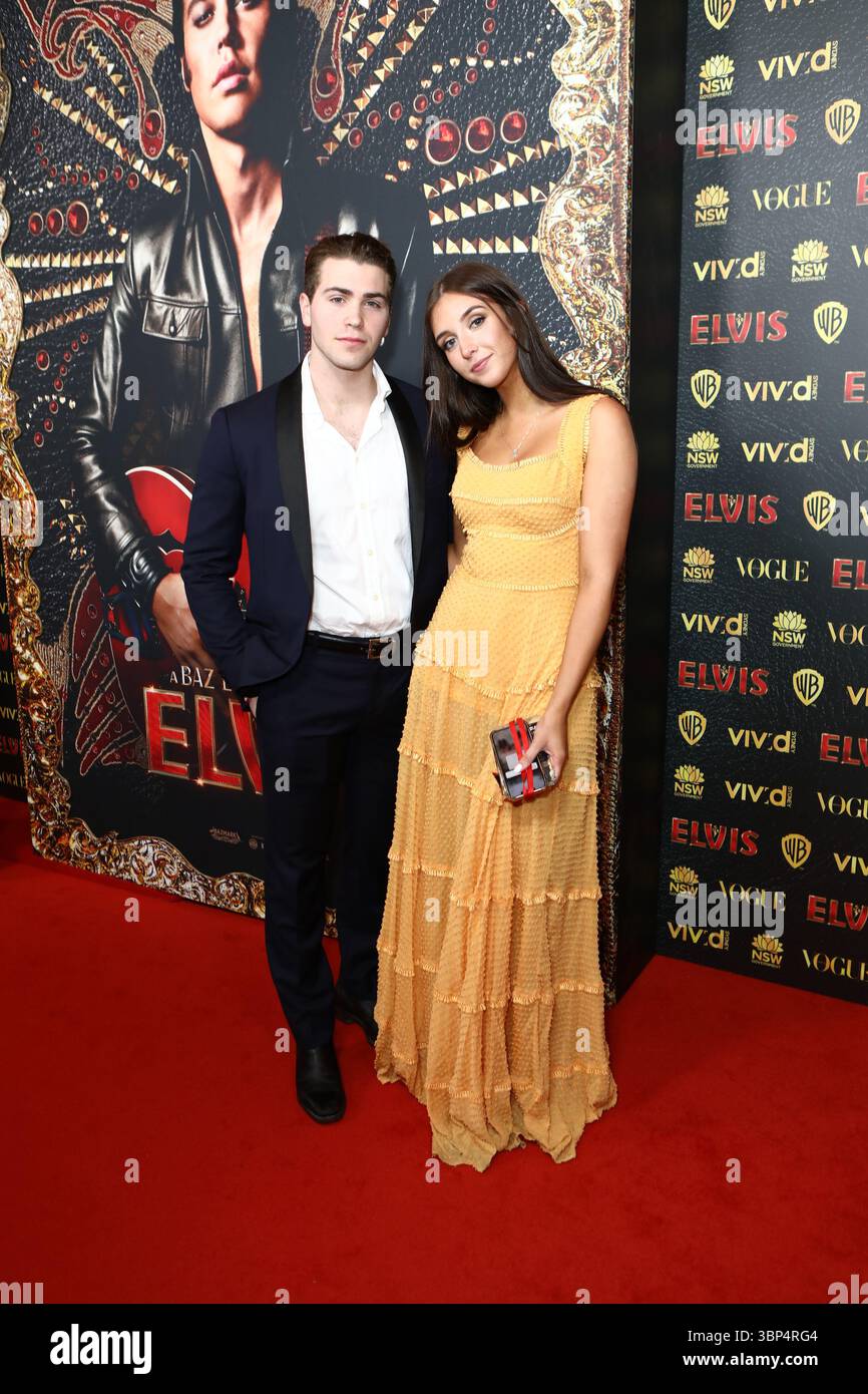 TBC walk the red carpet at the Sydney premiere of Elvis the movie at ...