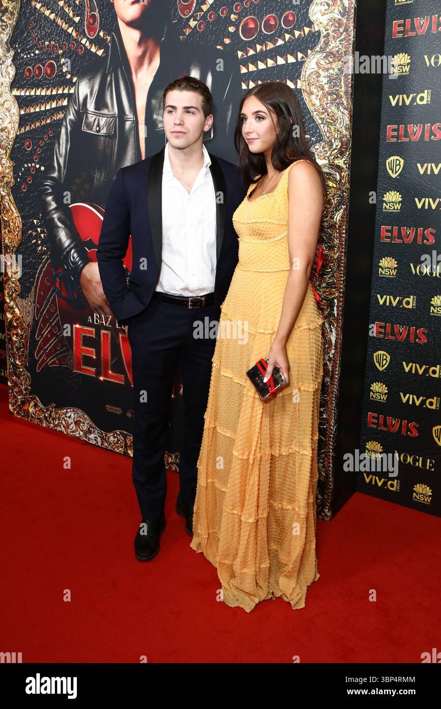 TBC walk the red carpet at the Sydney premiere of Elvis the movie at ...