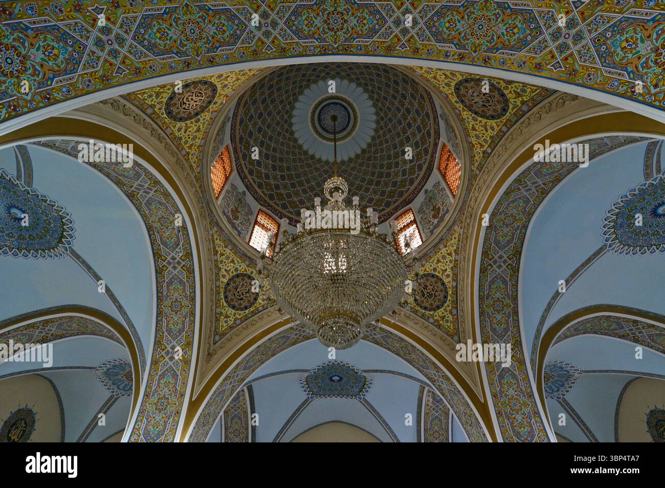 Located in the historic inner city of Baku, Azerbaijan, the Juma Mosque ...