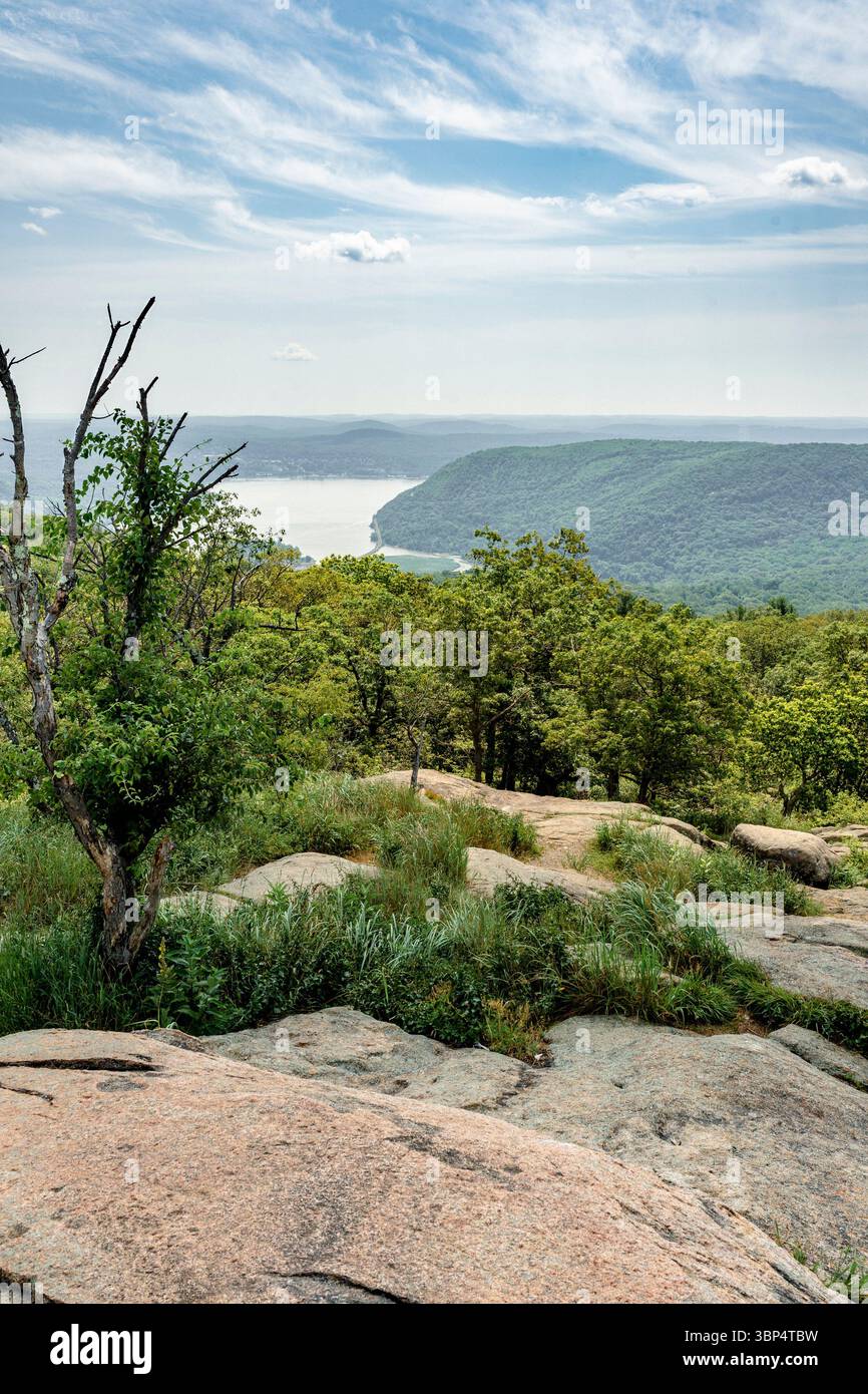 Stony Point, NY - US - Jul 3, 2025 From a rocky, elevated perch in Bear ...