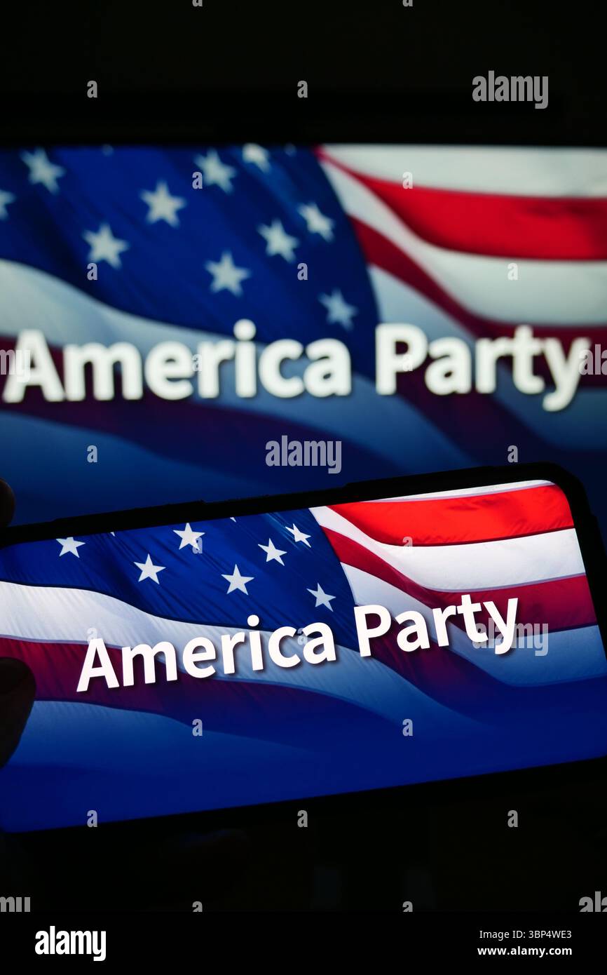The America Party, a US political party, was proposed on June 5, 2025 ...