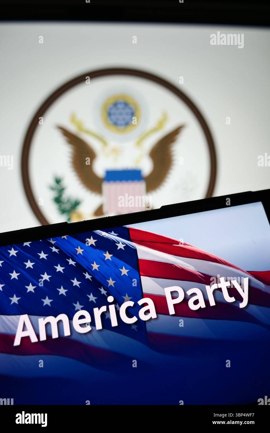 The America Party, a US political party, was proposed on June 5, 2025 ...