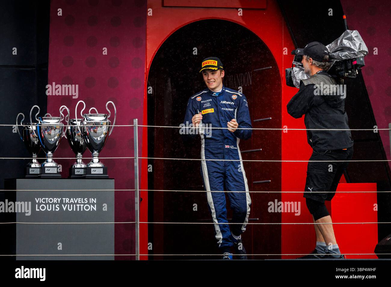 Podium, BROWNING Luke (gbr), Hitech TGR, Dallara F2 2024, portrait ...