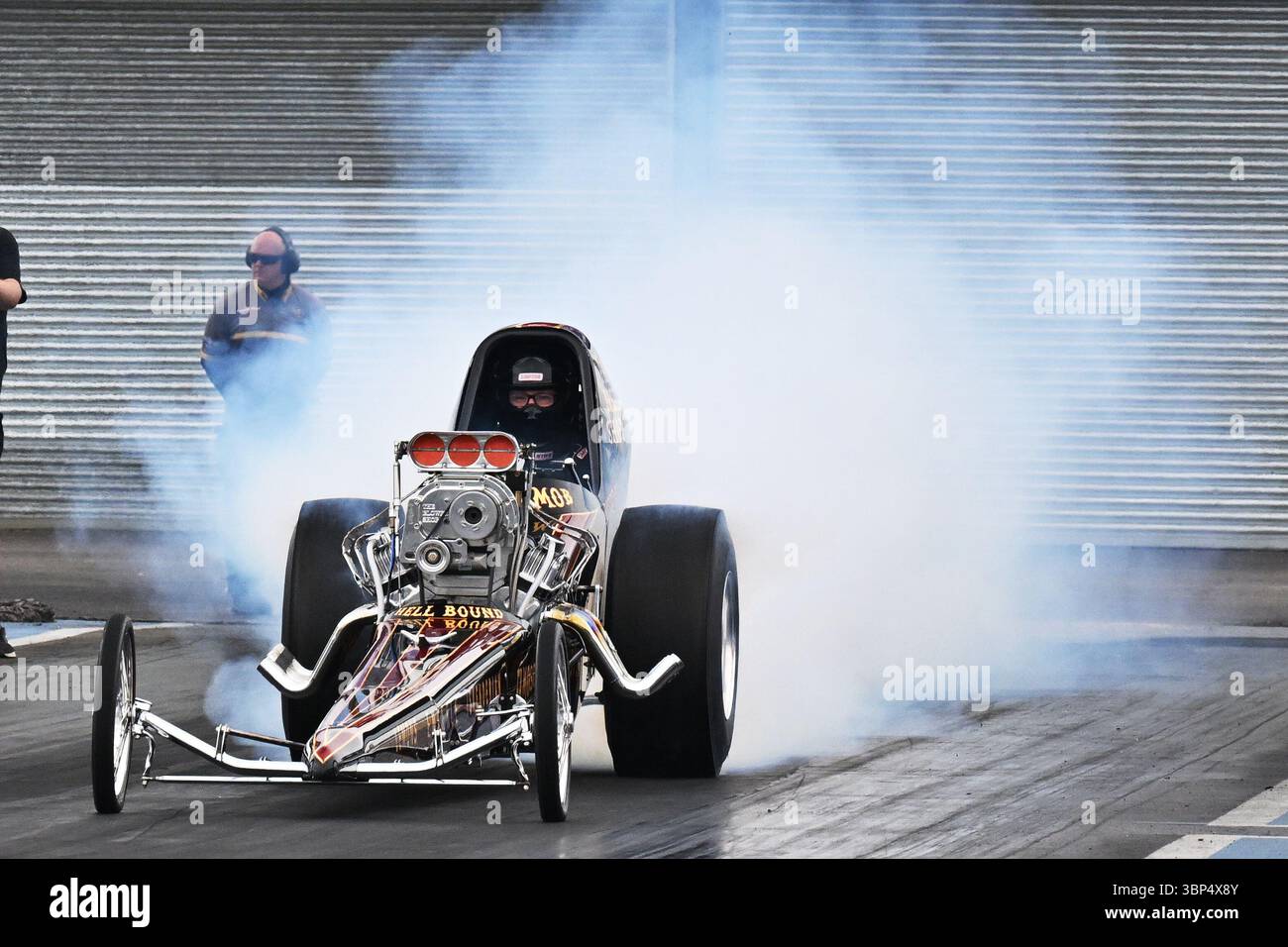 Brian Watson, slingshot dragster, O Black Betty, Supercharged Outlaws ...