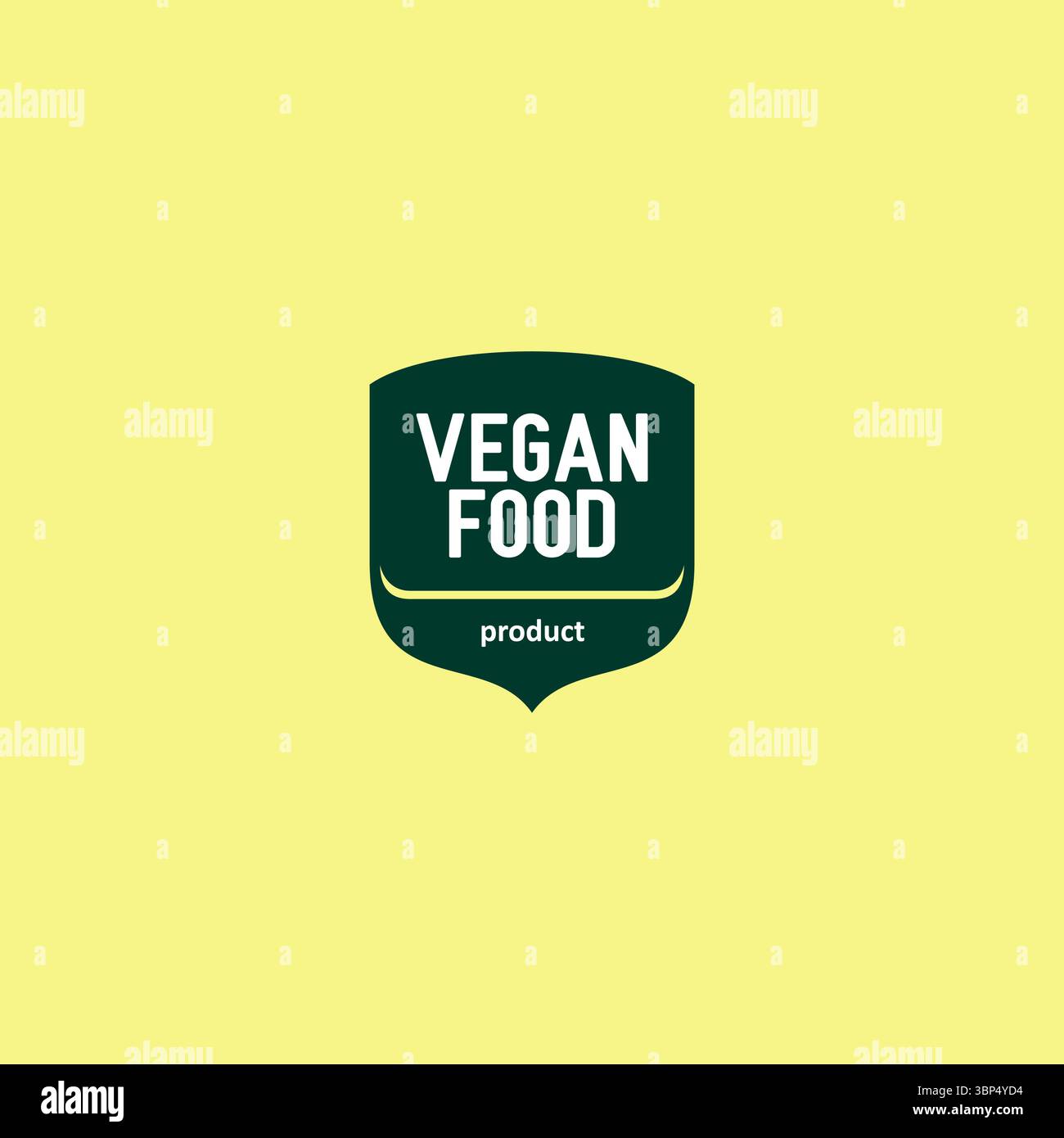 Vegan Food Label Logo Product. Organic Food Logo Design Stock Vector ...