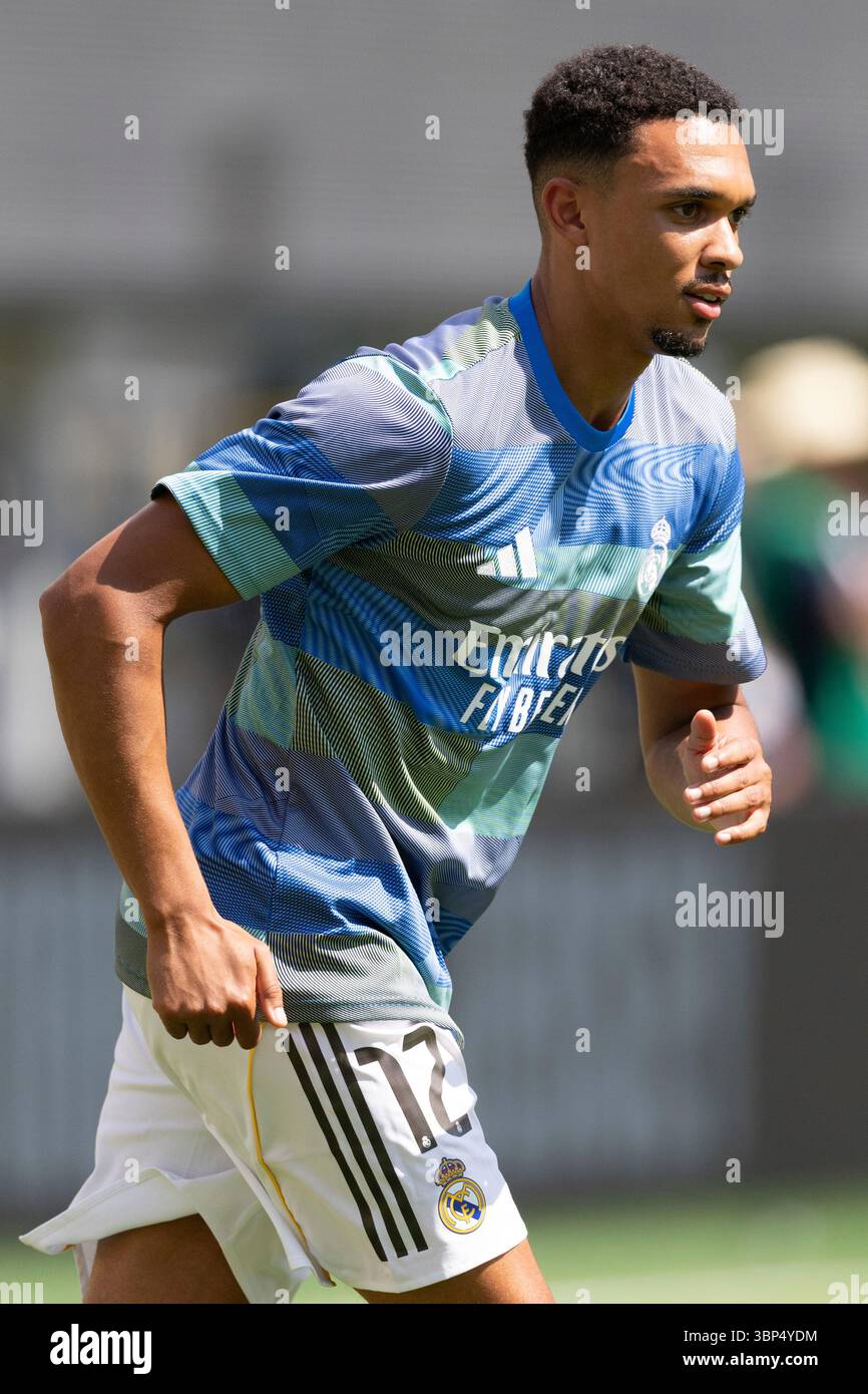 EAST RUTHERFORD, NJ - JULY 05: Trent Alexander-Arnold #12 of Real ...