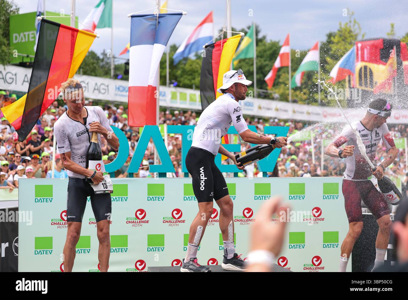 Roth, Germany. 06th July, 2025. Triathlon: Challenge, Ironman (3.86 km ...