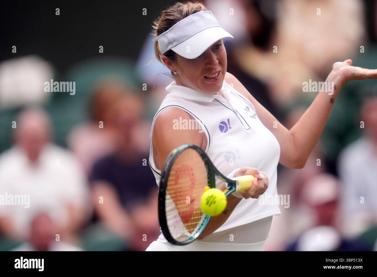 Anastasia Pavlyuchenkova during her Ladies' Singles match against Sonay ...