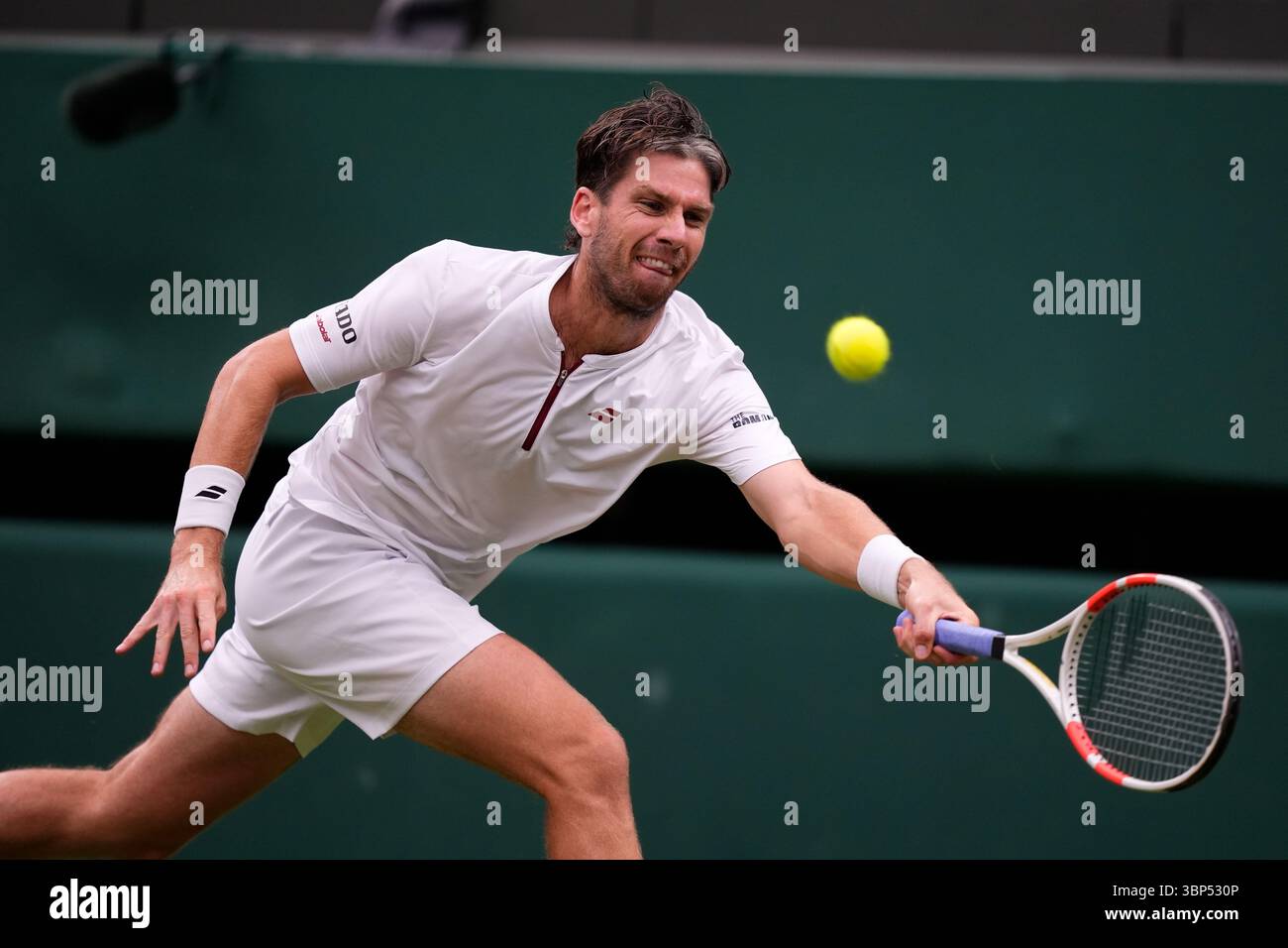 Cameron Norrie during his Gentlemen's Singles match against Nicolas ...