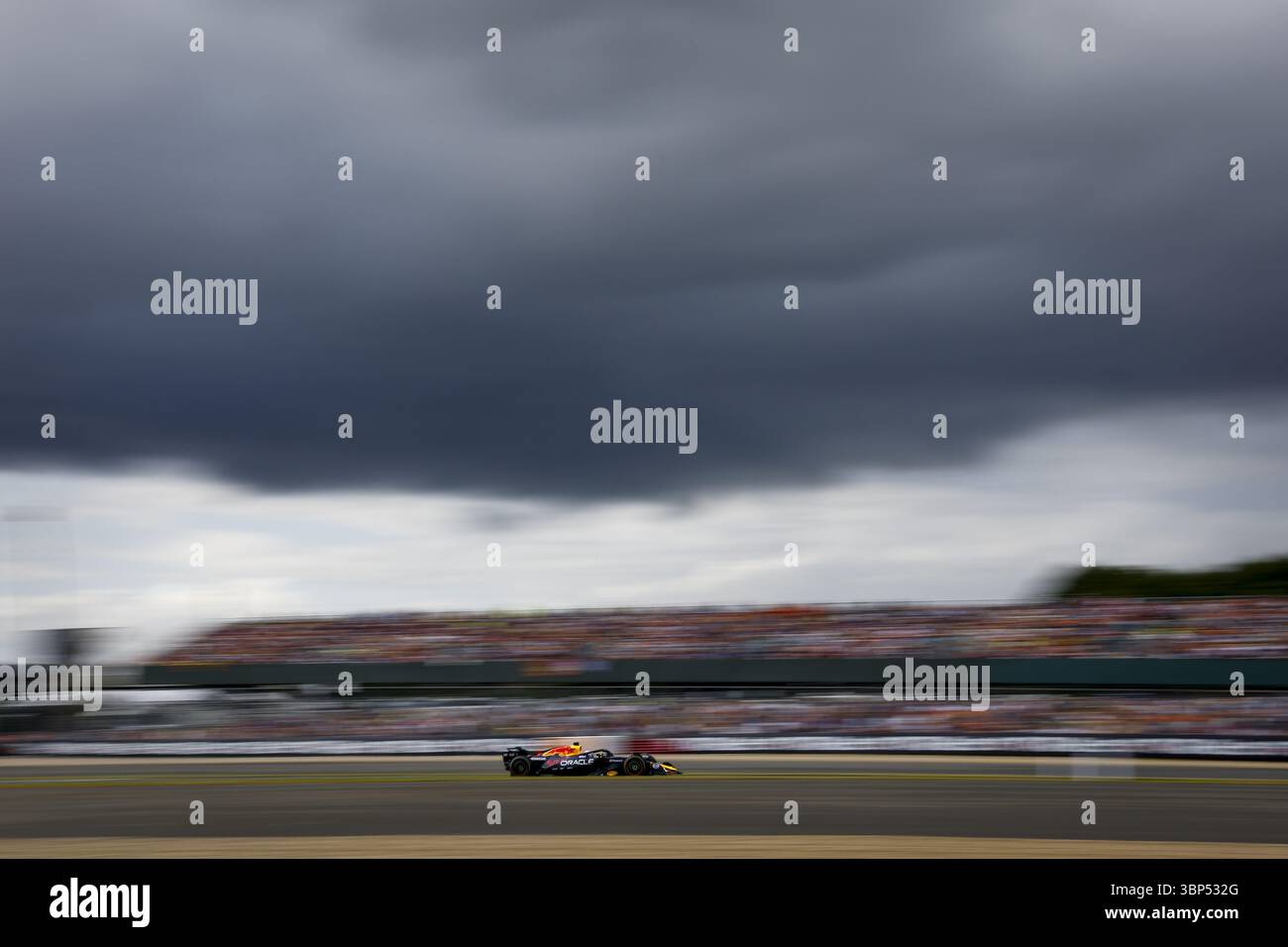 SILVERSTONE - Max Verstappen (Red Bull Racing) on the Silverstone ...