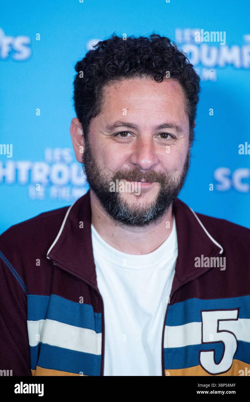 Paris, France. 06th July, 2025. Azzeddine Ahmed-Chaouch attending The Smurfs The Movie (Les ...