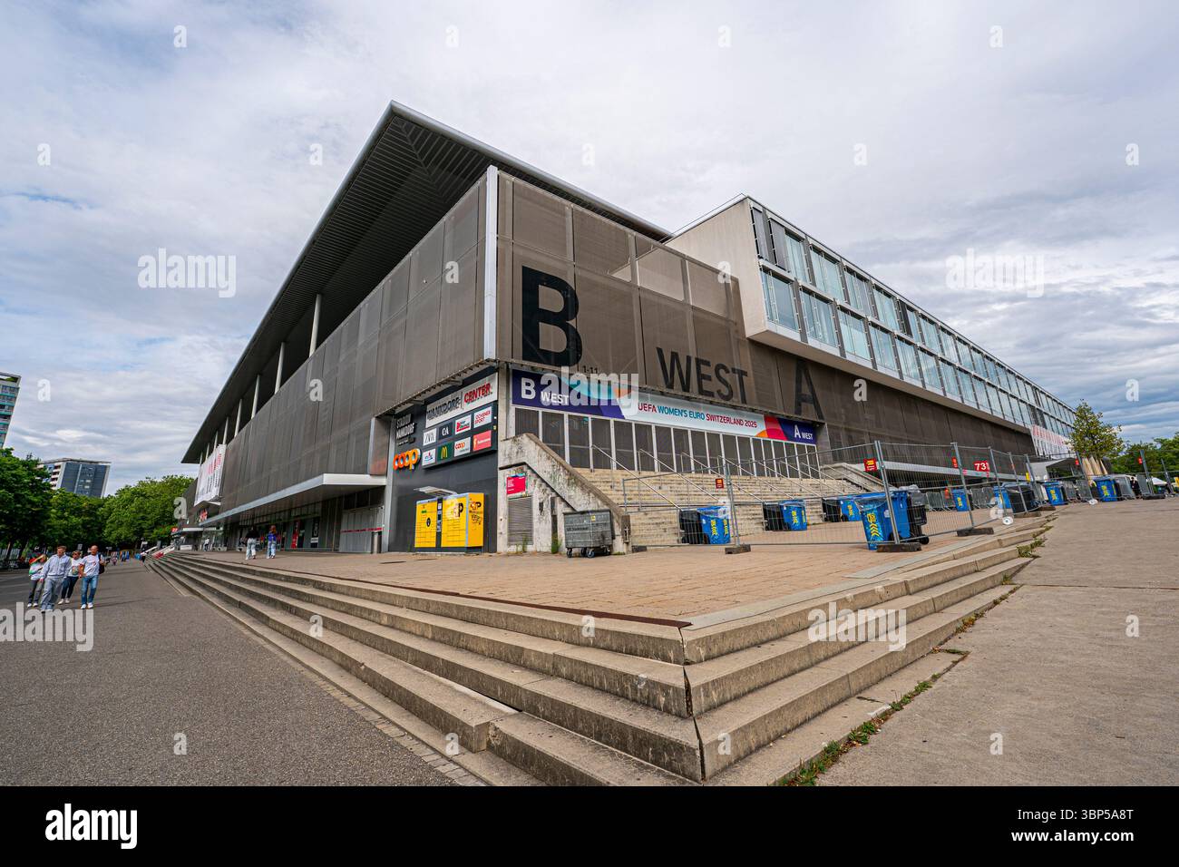 Bern, Switzerland, July 6th 2025 Panoramic view of Gate A and B West of ...