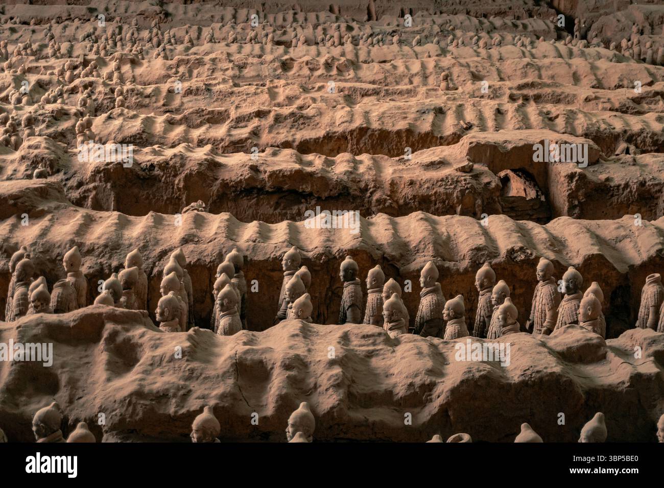 Terracotta Army, archaeological tomb of the first Chinese emperor Qin ...