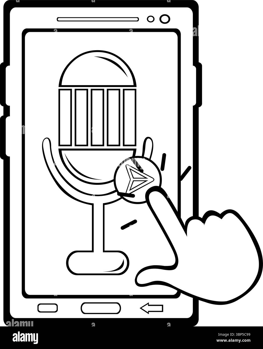 vector illustration drawing black and white icon click computer cursor ...