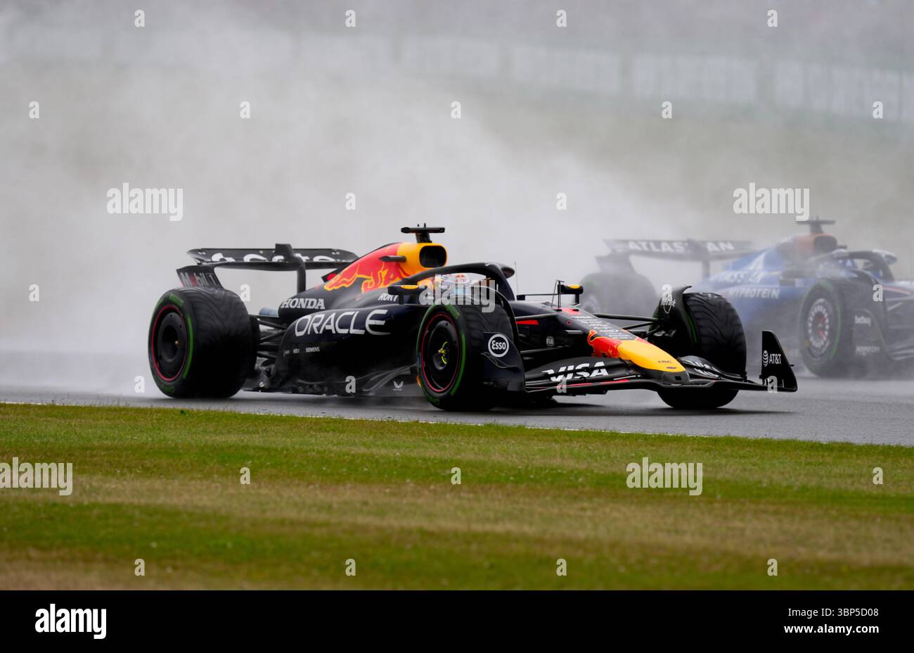 Red Bull driver Max Verstappen rejoins after spinning during the ...