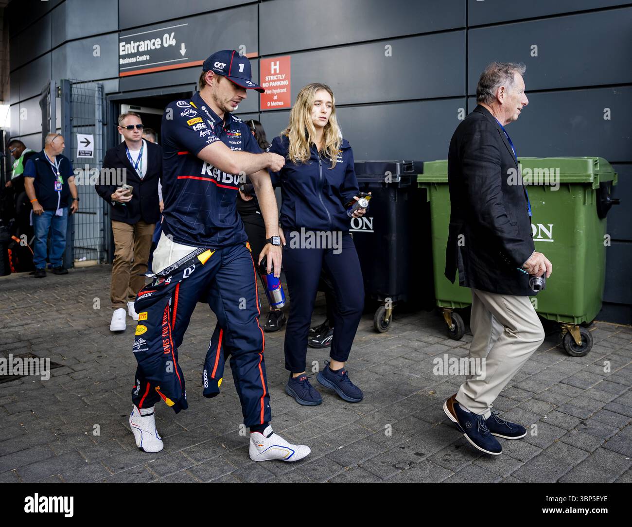SILVERSTONE - Max Verstappen (Red Bull Racing) on the Silverstone ...