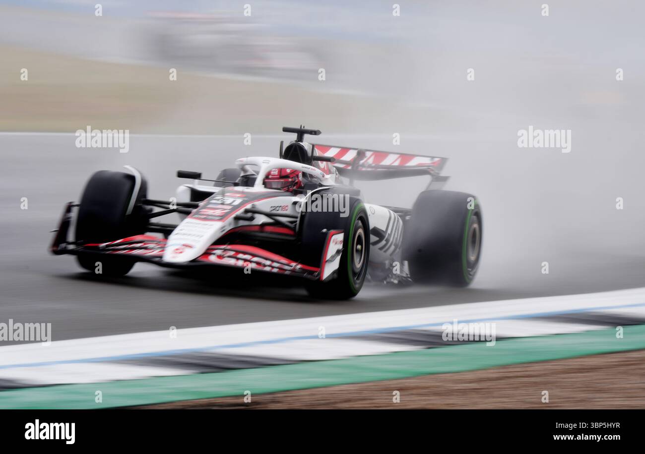 Haas driver Esteban Ocon during the British Grand Prix at Silverstone ...