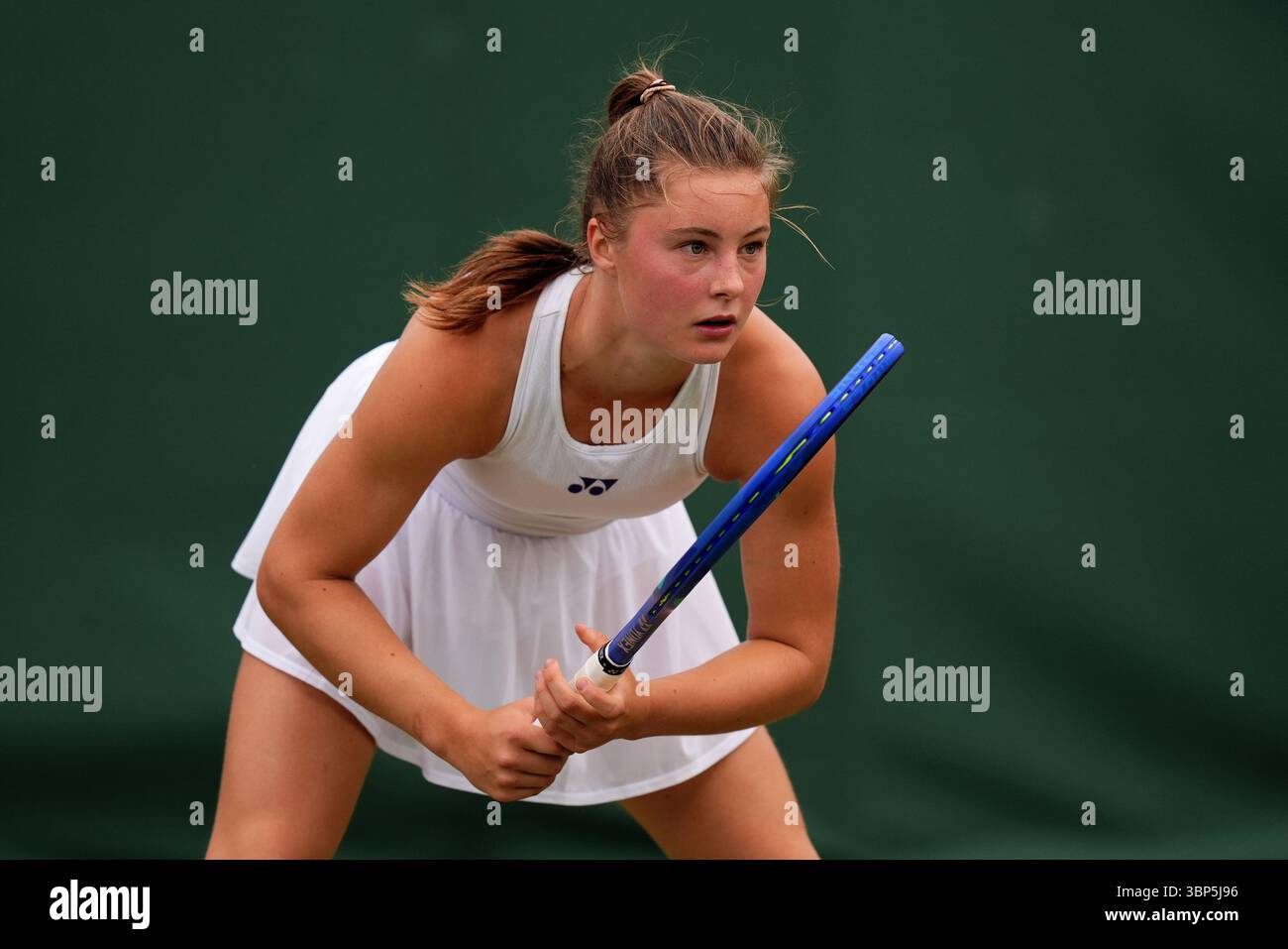 Ruby Cooling during her Girls' Singles match against Leena Friedman on ...