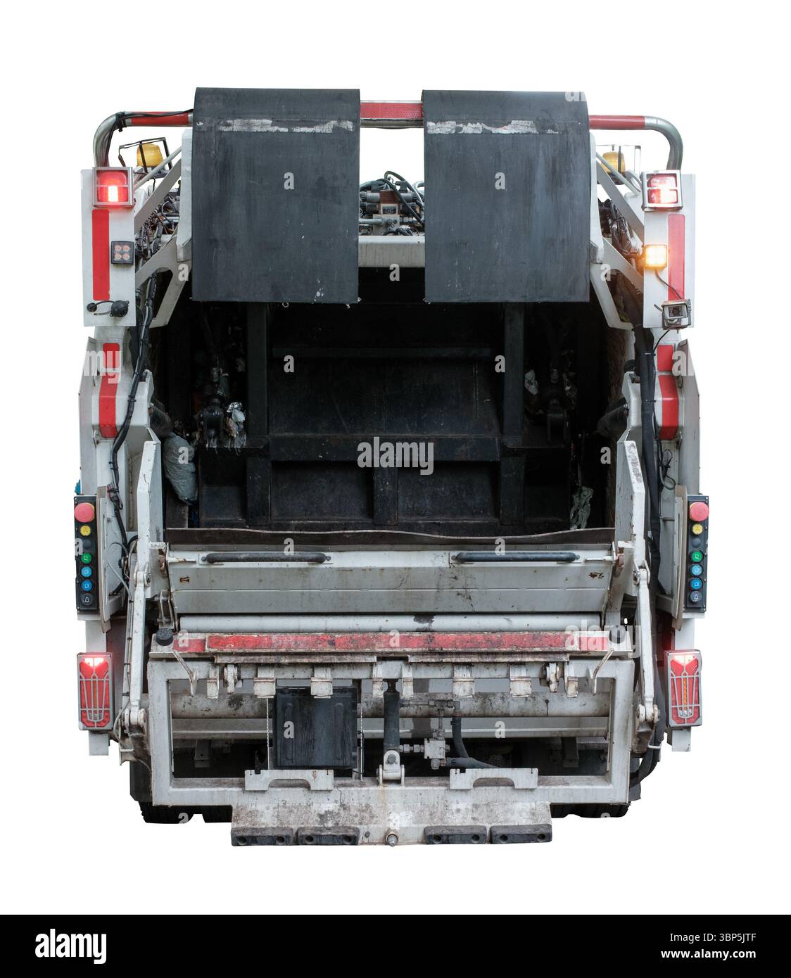 Lorry management bin truck Cut Out Stock Images & Pictures - Alamy