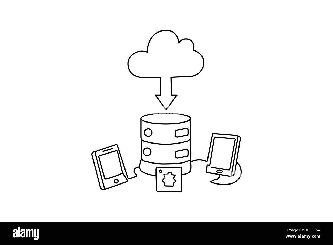 Cloud storage technology digital Stock Vector Images - Alamy