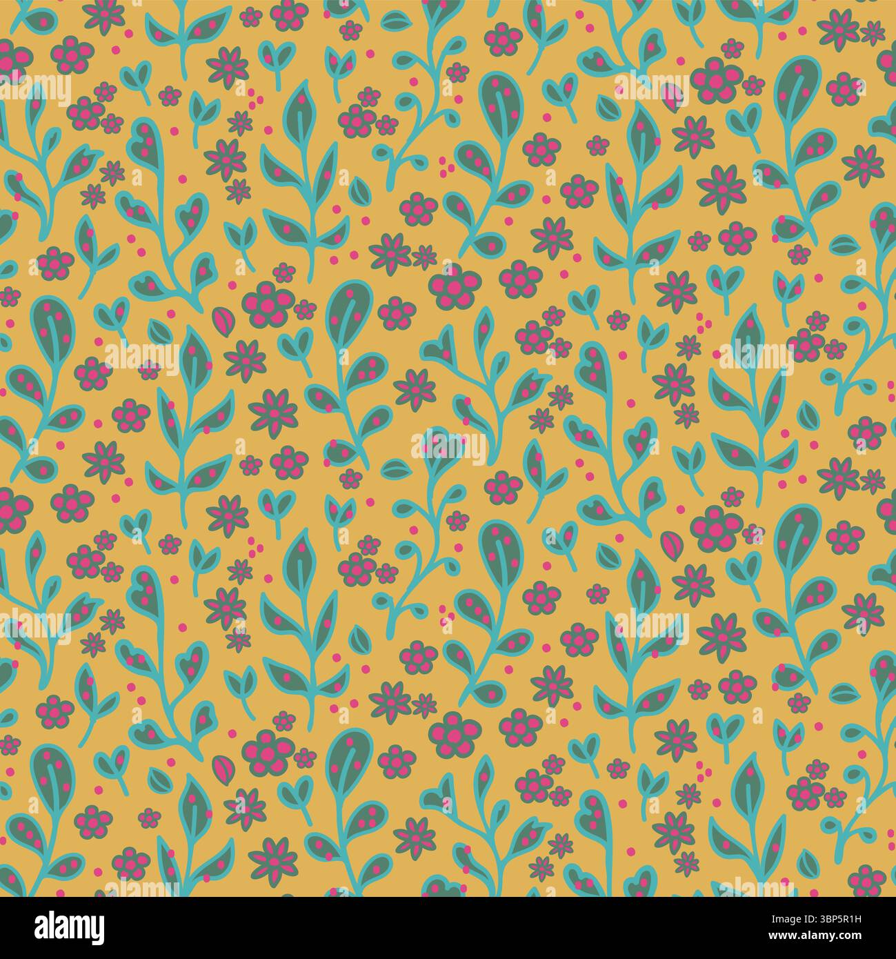 Little yellow daisy Stock Vector Images - Alamy