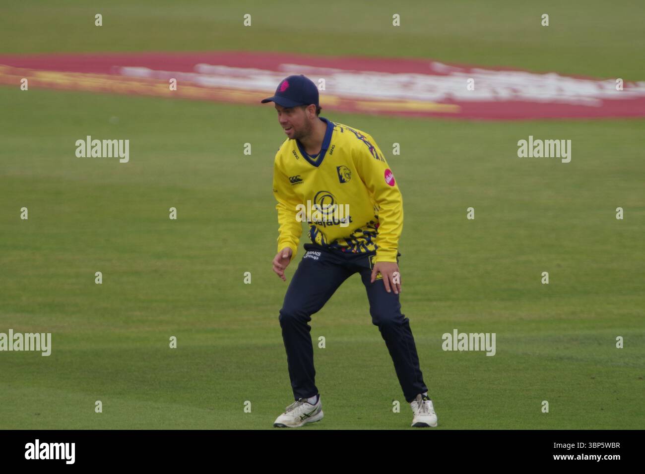 Chester le Street, England, 6 July 2025. Nathan Sowter fielding for ...