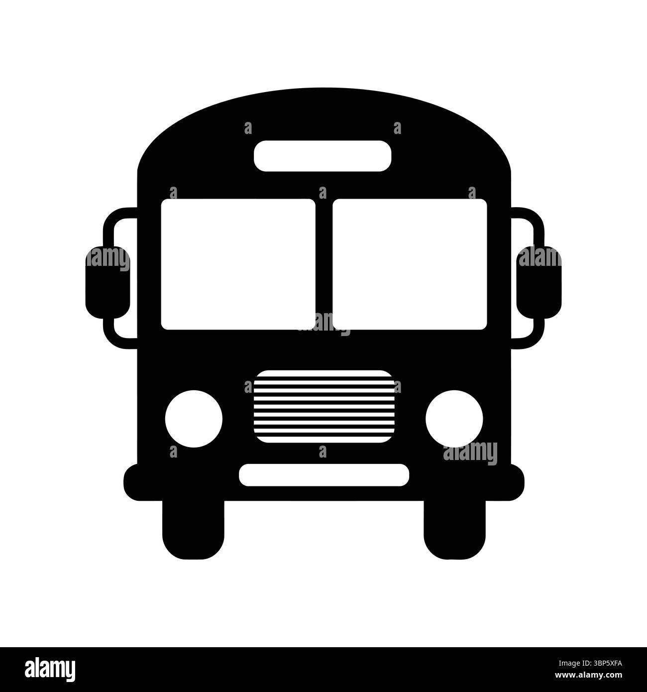 School bus vehicle transport automobile public transportation icon ...