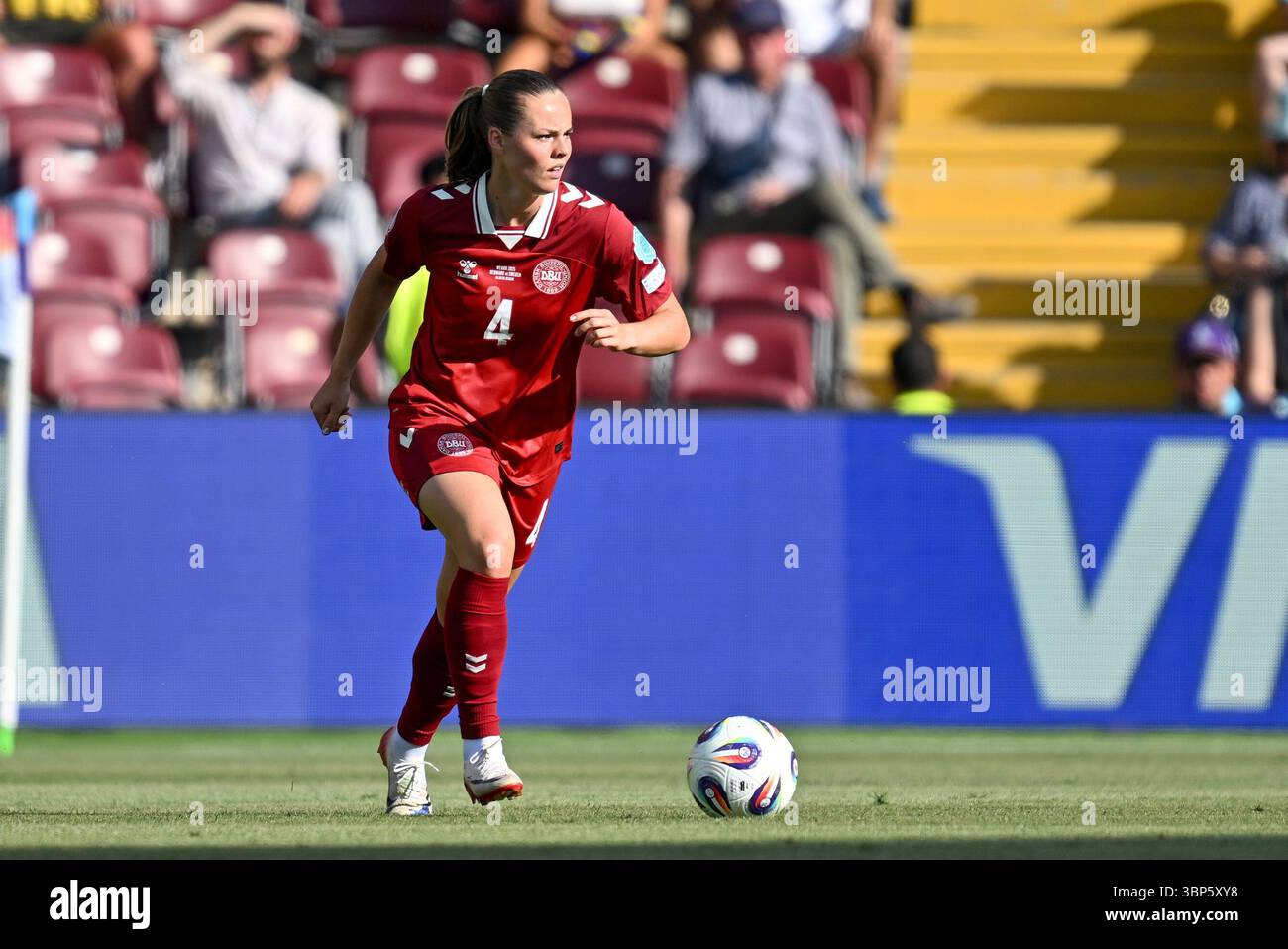 Emma Faerge (4) of Denmark pictured during the matchday 1 game in group ...