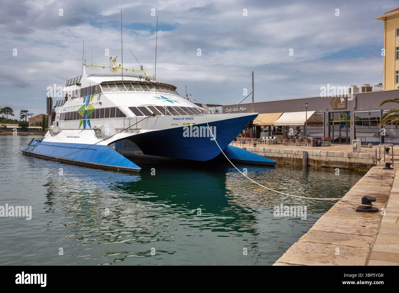 Porec, Croatia - May 21, 2025: Prince of Venice large catamaran from ...