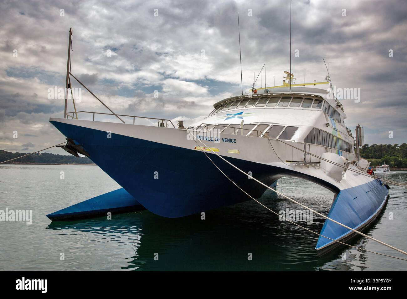 Porec, Croatia - May 21, 2025: Prince of Venice large catamaran from ...
