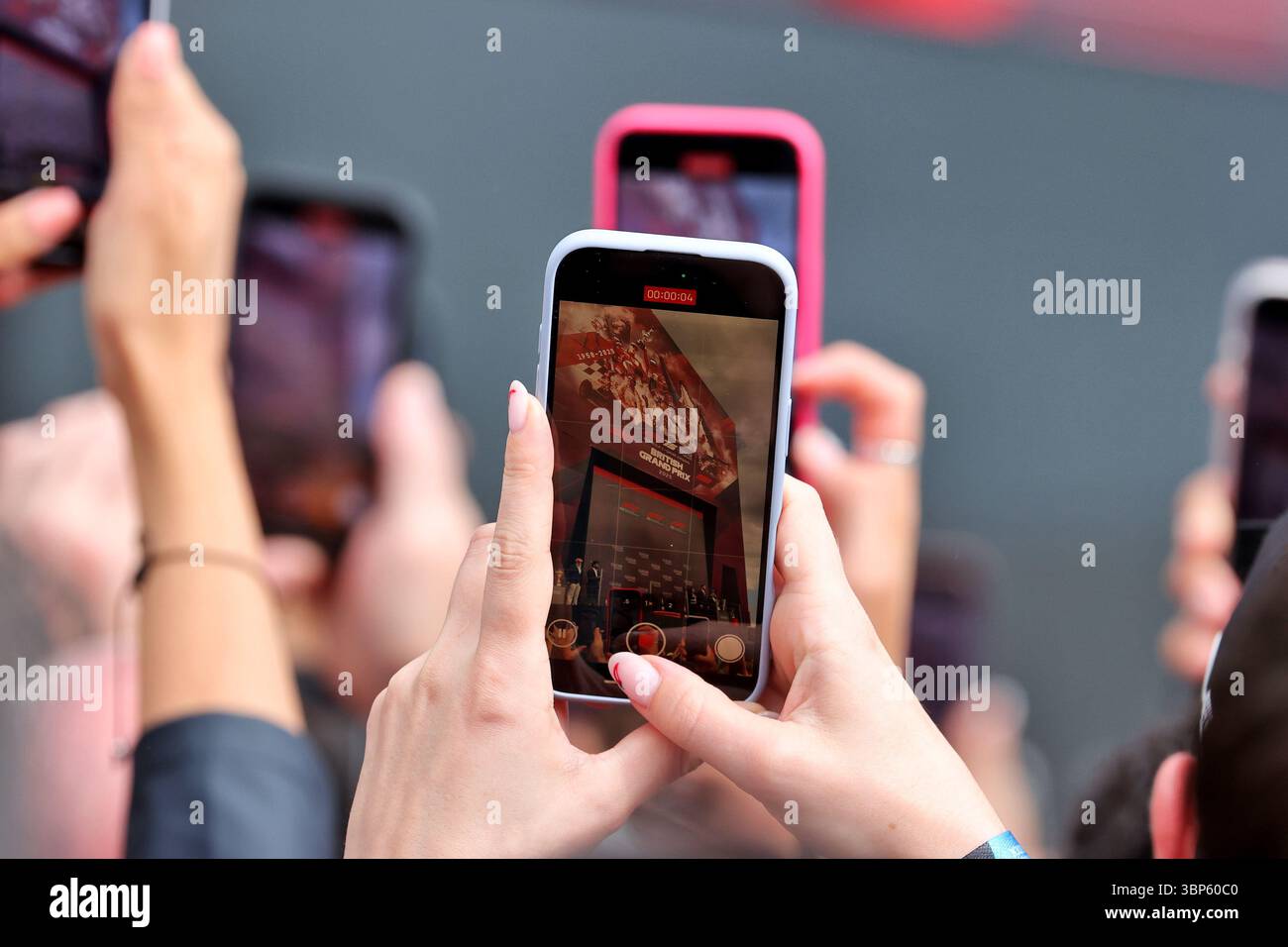 Silverstone, UK. 06th July, 2025. Podium atmosphere. 06.07.2025 ...
