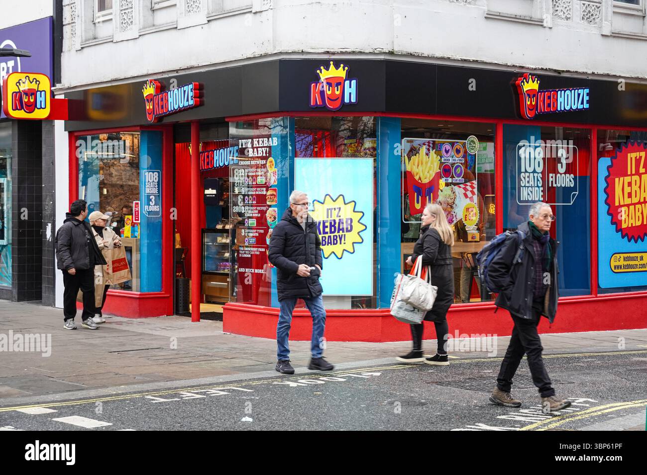 Kebhouze, doner kebab restaurant on Oxford Street in London England ...