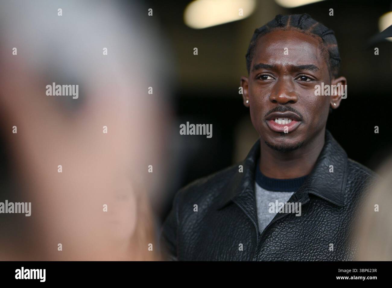 NORTHAMPTON, ENGLAND - JULY 6: Damson Idris during the F1 Grand Prix of ...