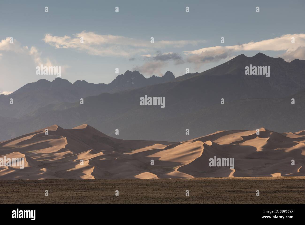 A majestic view of the Great Sand Dunes National Park in Colorado, USA ...