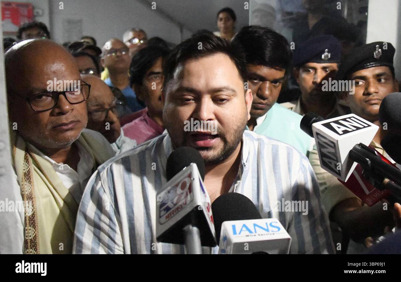 India. 04th July, 2025. PATNA, INDIA - JULY 4: Leader of Opposition and ...