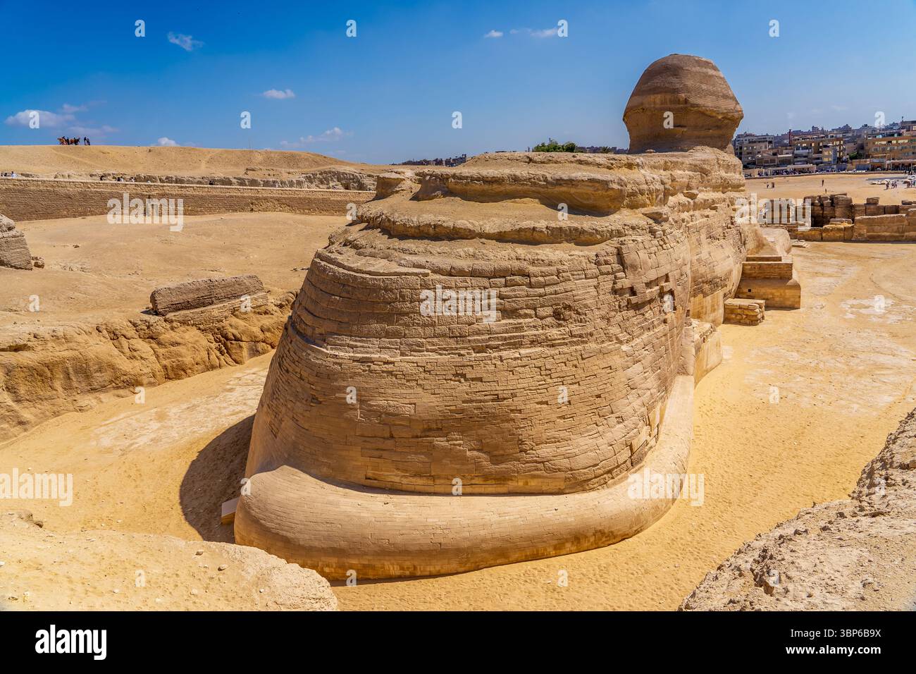 View of the Sphinx from behind Stock Photo - Alamy
