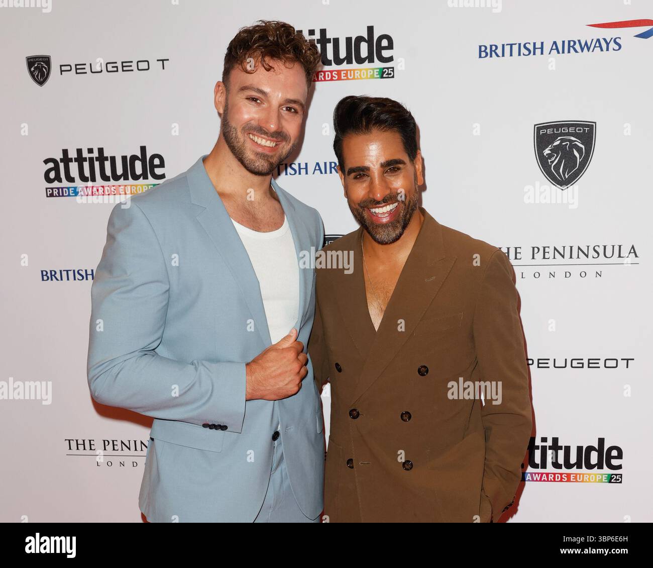 James Colebrook and Dr Ranj Singh attend the Peugeot Attitude PRIDE ...