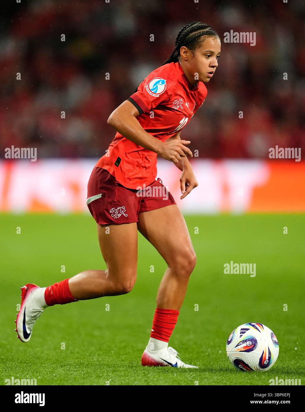 Switzerland's Iman Beney during the UEFA Women's Euro 2025 Group D ...