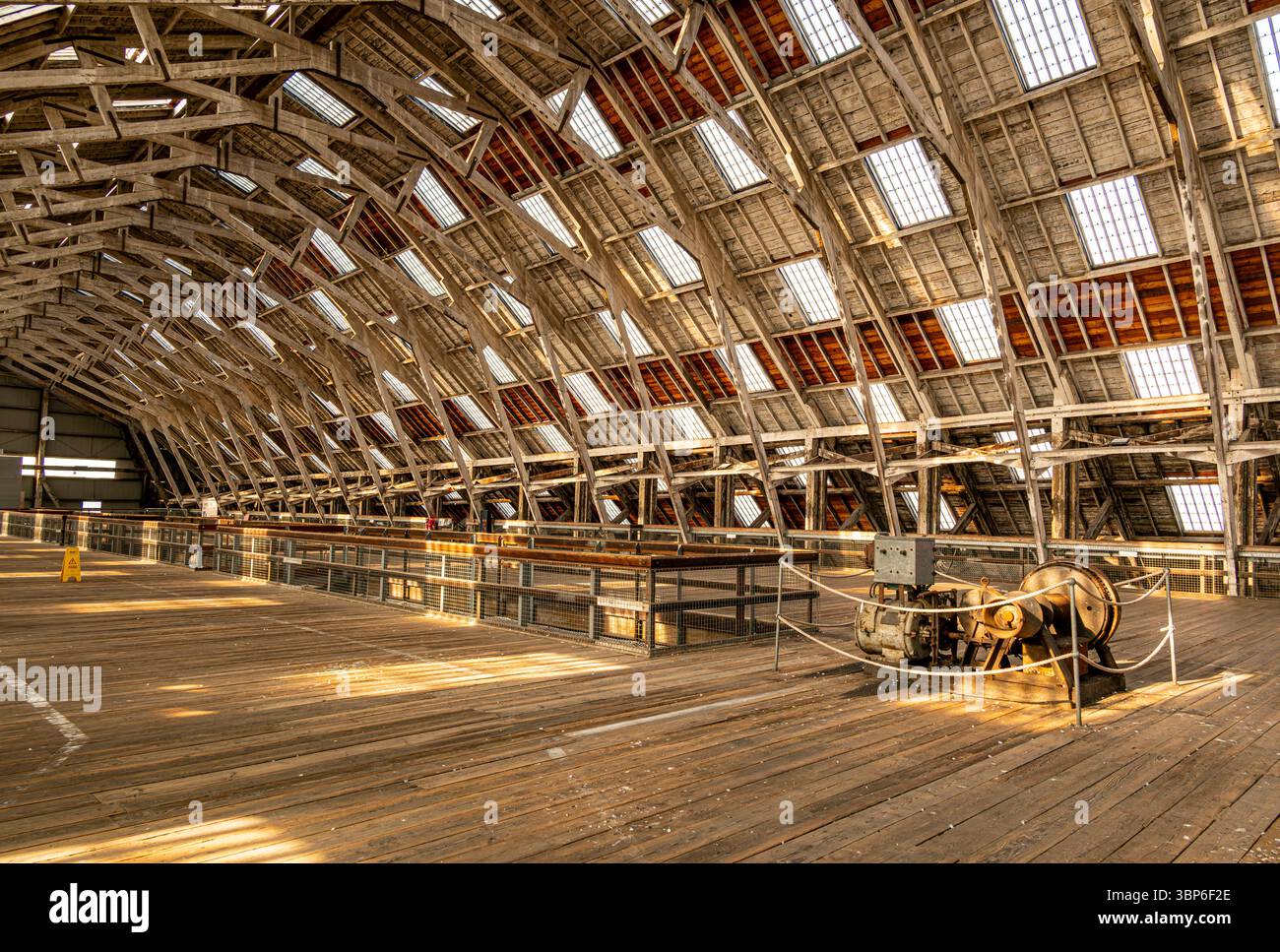 View of Covered Slip 3 built to the design of shipwright Robert Seppings at the Chatham Historic ...