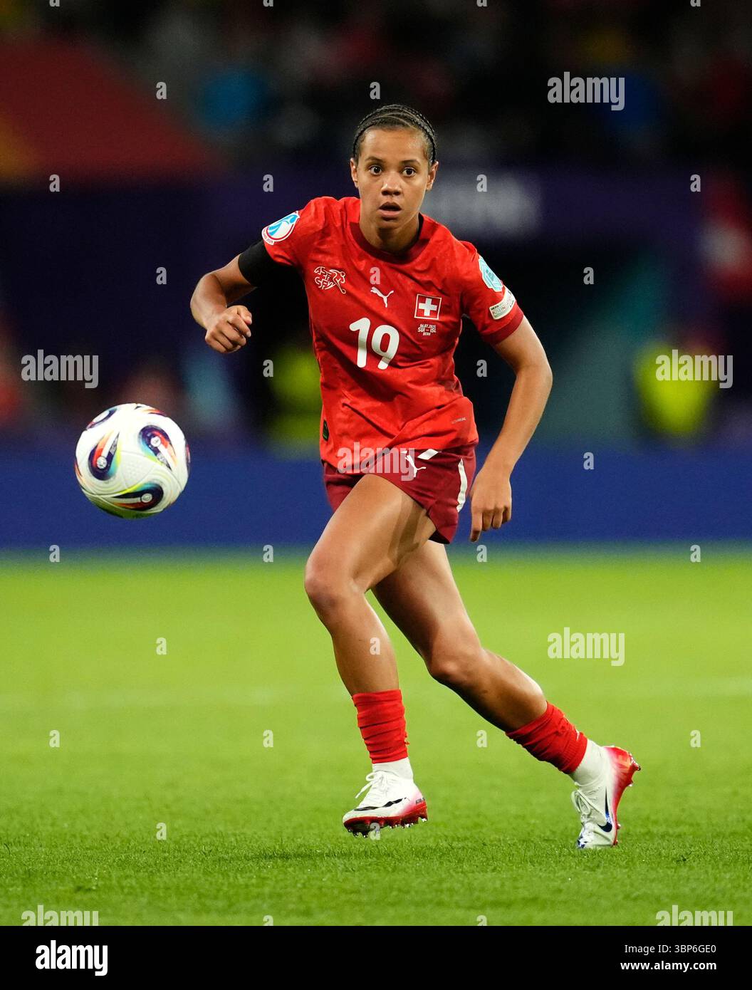 Switzerland's Iman Beney during the UEFA Women's Euro 2025 Group D ...