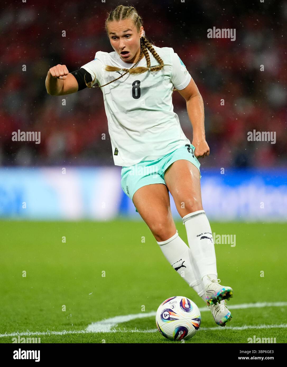 Iceland's Alexandra Johannsdottir during the UEFA Women's Euro 2025 ...