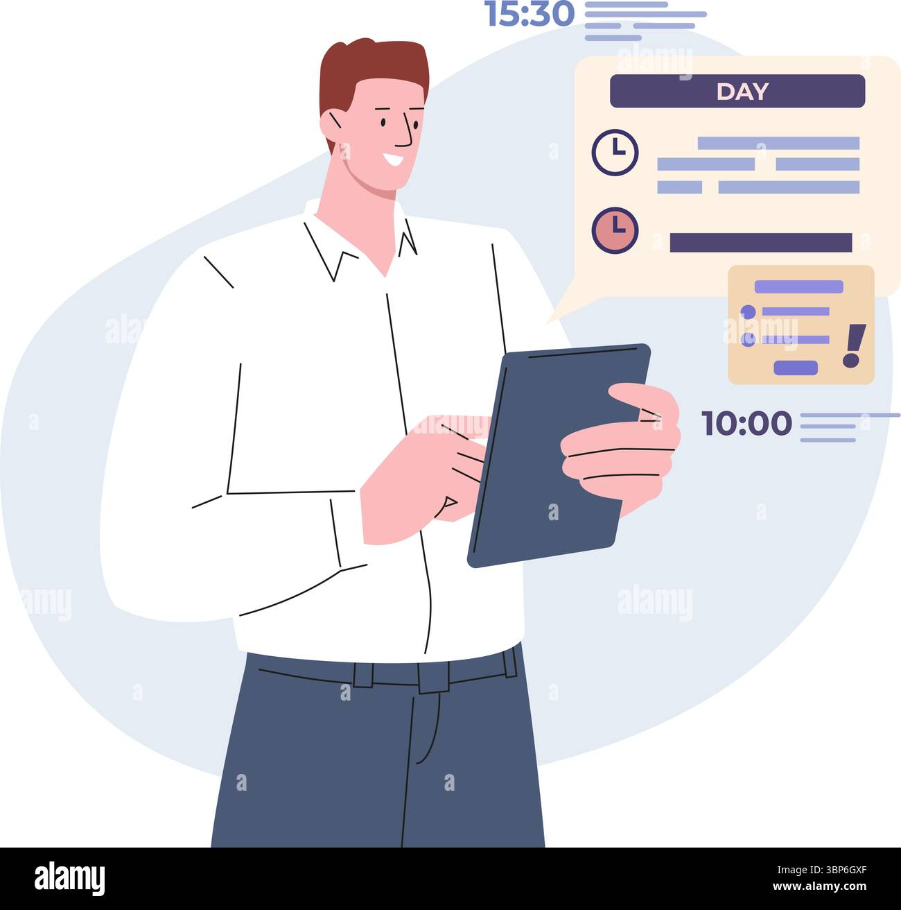 Workday app Stock Vector Images - Alamy