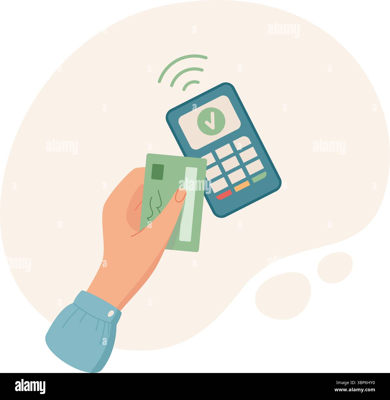 Tap card Stock Vector Images - Alamy